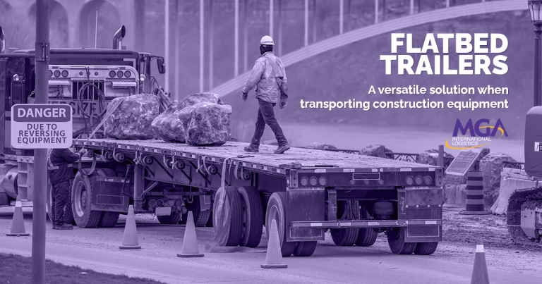 International logistics and local trucking company, cargo shipping